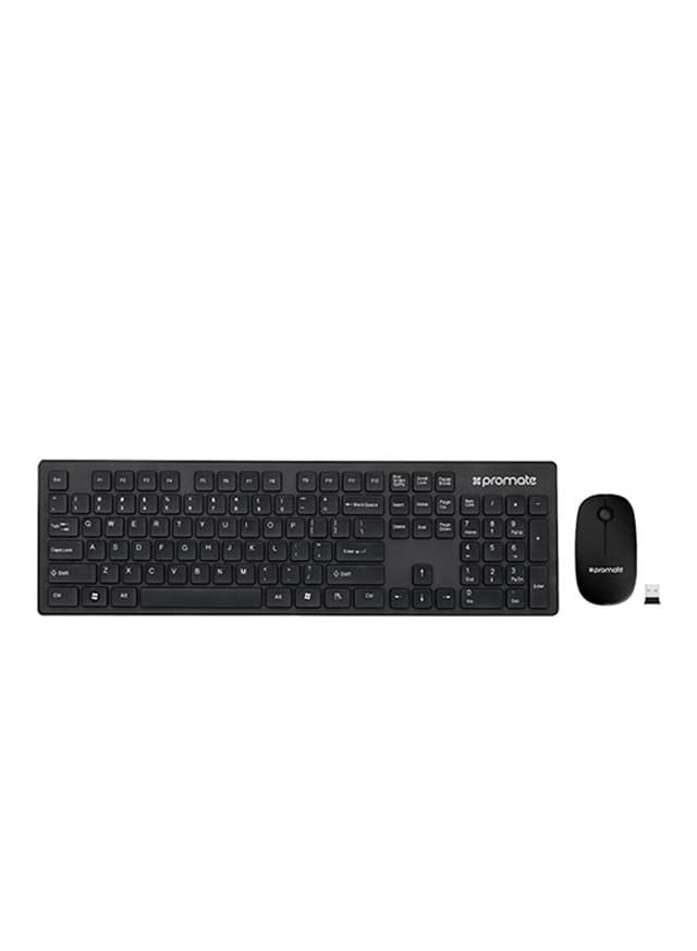 Order promate Wireless Keyboard & Mouse Combo 2.4Ghz Ultra-Slim English ...