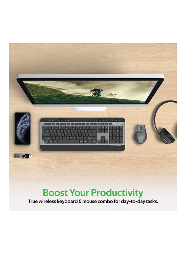Order promate Wireless Keyboard And Mouse Now! | Jomla.ae