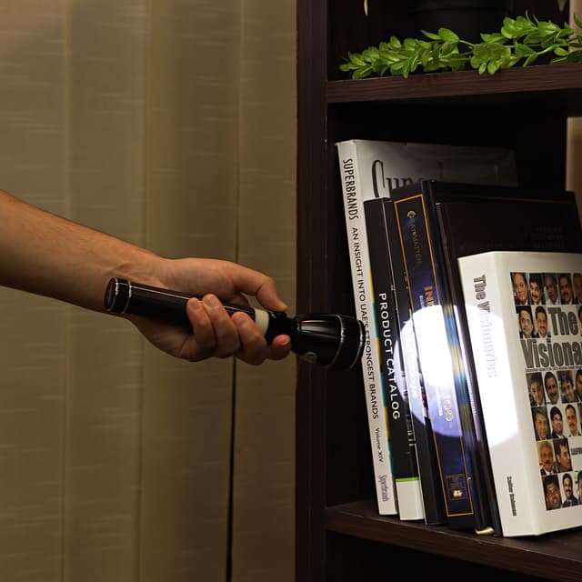 Olsenmark Rechargeable Led Flashlight, 4Pc- Super Bright Cree-Xpe Led ...