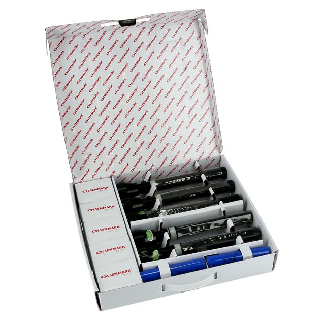 Order Olsenmark Rechargeable Led Flashlight, 5Pcs- Super Bright Cree ...