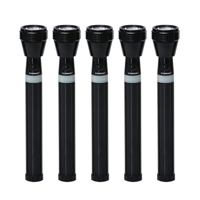Olsenmark Rechargeable Led Flashlight, 5Pcs- Super Bright Cree-Xpe Led ...