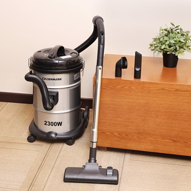 Olsenmark Drum Vacuum Cleaner, 2400W - Air Flow Control On Handle ...