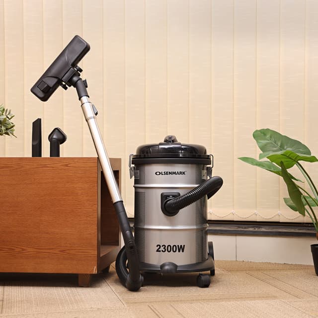 Olsenmark Drum Vacuum Cleaner, 2400W - Air Flow Control On Handle ...