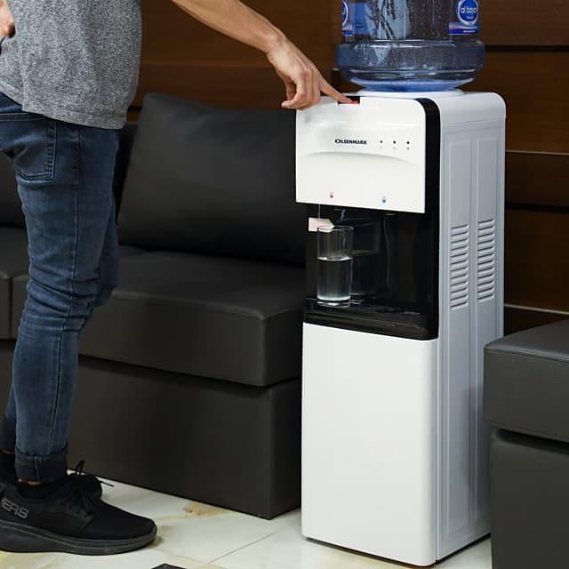 Olsenmark Water Dispenser - Hot & Cold Water - Storage Cabinet ...