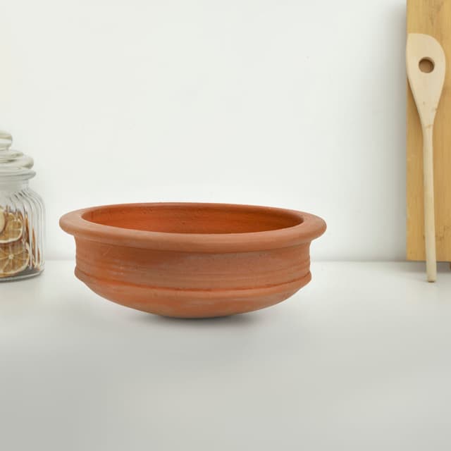 Royalford Flat Fish Curry Pot, 100% Natural Clay, RF10576 | Handmade ...