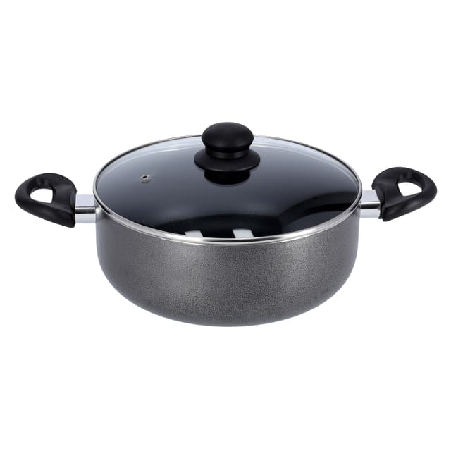 Order Royalford 3 Pcs Cookware Set,Black,Alu Cd Bottom Now! | Jomla.ae
