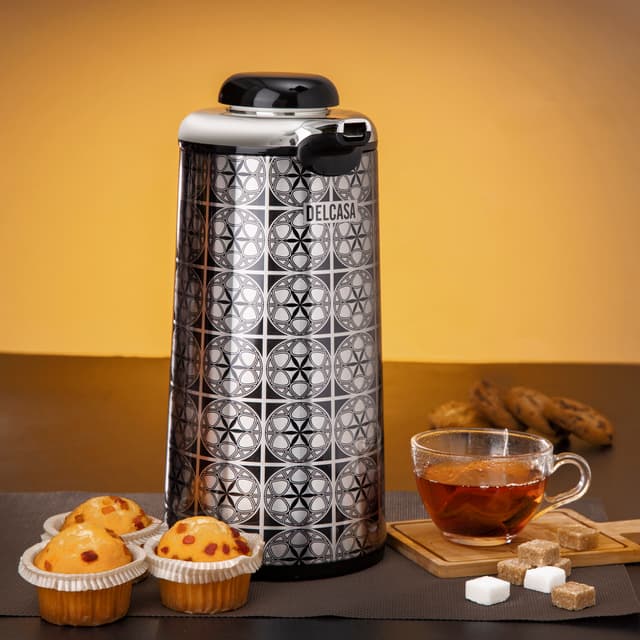 Delcasa 1.3Ltr Stainless Steel Vaccum Flask | Jomla.ae