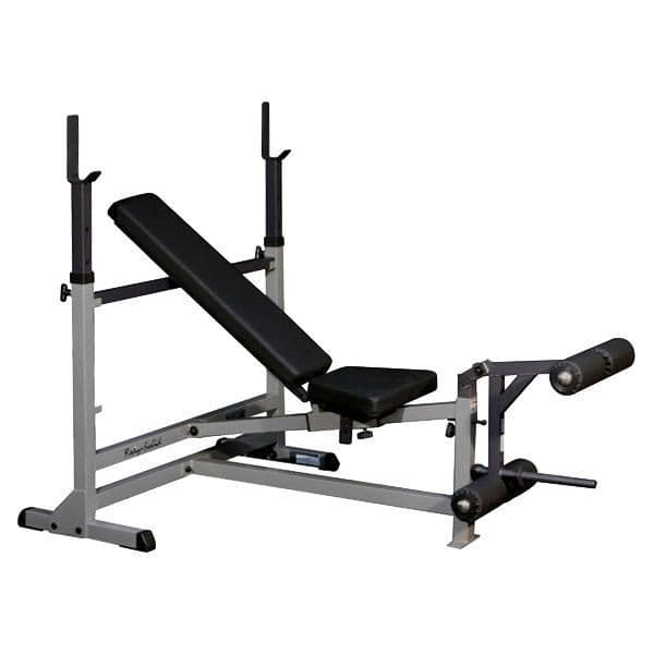 BODY SOLID POWER CENTER OLYMPIC COMBO BENCH GDIB46L | Jomla.ae