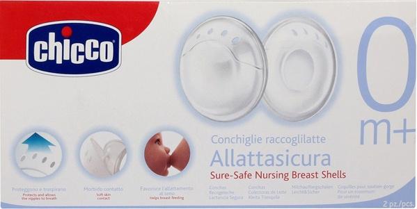 Order Chicco Sure-Safe Nursing Breast Shell (2Pcs) Now! | Jomla.ae