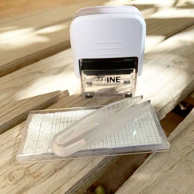 Order Mine Stamp - Compact Stamp For Clothes & Books Now! | Jomla.ae