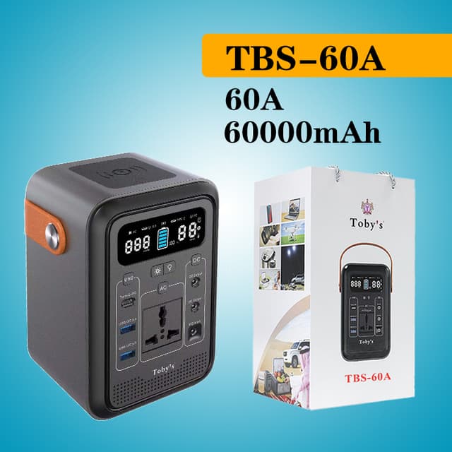 اطلب بطارية متنقلة للرحلات Toby's 60A Power Station 60000mAh 222WH | Jomla.ae