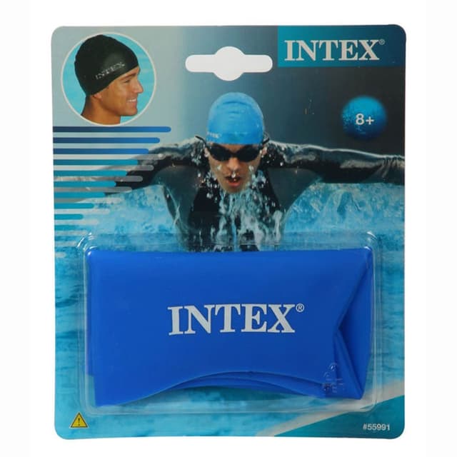 Intex - Silicon Swim Cap - Blue | Jomla.ae