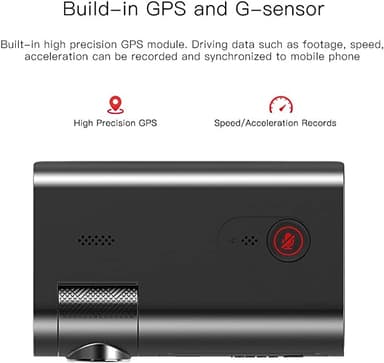 اطلب داش كام للسيارة أمامية وخلفية 1440 بكسل DDPAI X2S Pro Front and ...