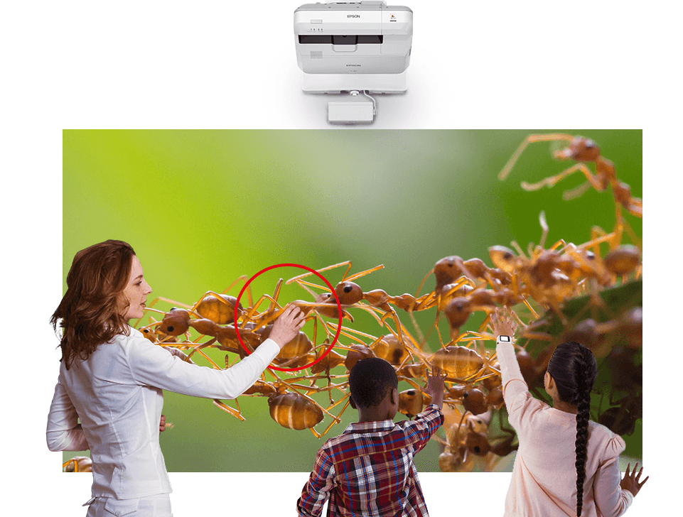 Epson WUXGA 4000 LU UST Laser Inter Projector, White, Wireless, 3LCD ...