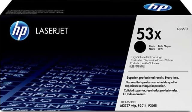 اطلب حبر طابعة hp 53X ليزر جيت أسود HP 53X LaserJet Toner Cartridge ...