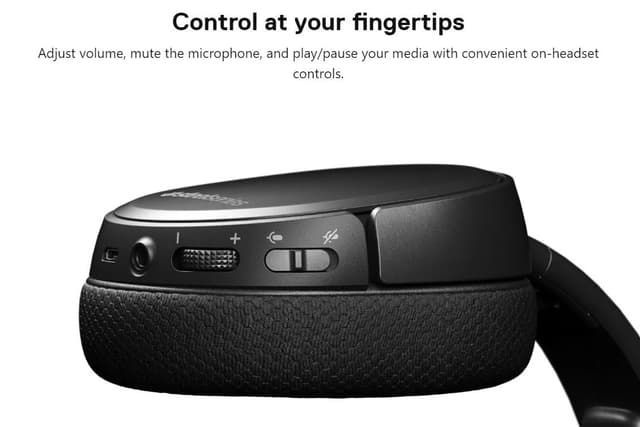 SteelSeries Arctis 1 Wireless 3.5mm/ USB Connector Circumaural 4-in-1 ...