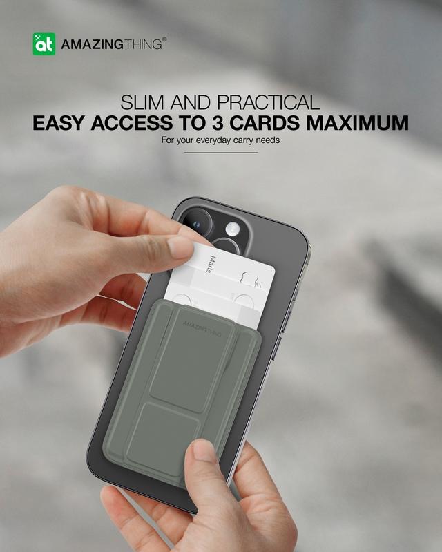 At smoothie pro mag magnetic wallet grey | Jomla.ae