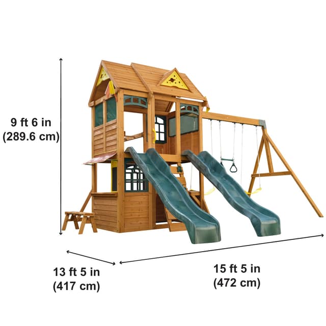 Kidkraft Overland Heights Outdoor Playset | Jomla.ae