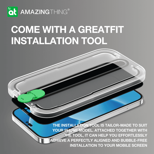 Order At iphone 14 6.1'' 2.75d dust filter titan privacy glass privacy ...