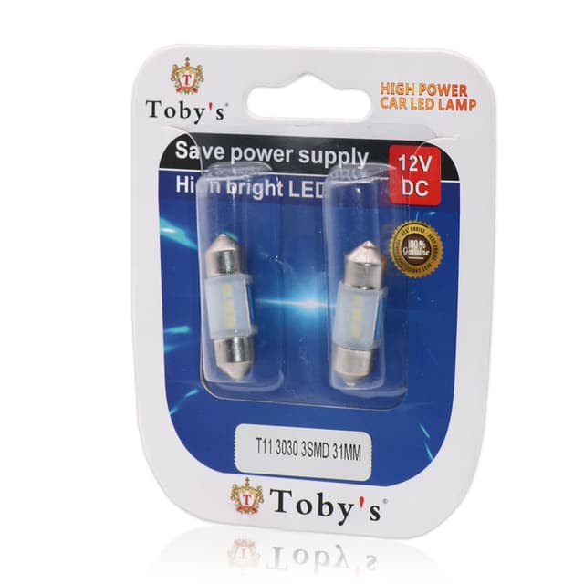 Toby's Car Dome Light T11 3030 31mm 3smd | Jomla.ae