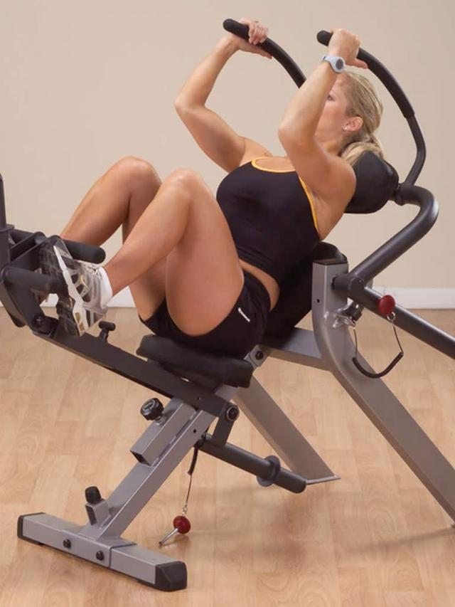Body Solid GAB300 Semi Recumbent Ab Bench | Jomla.ae