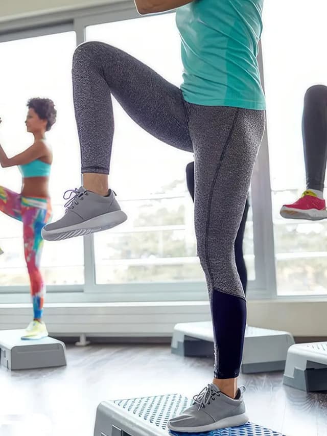 Order LivePro Aerobic Fitness Step | Blue-Grey Now! | Jomla.ae