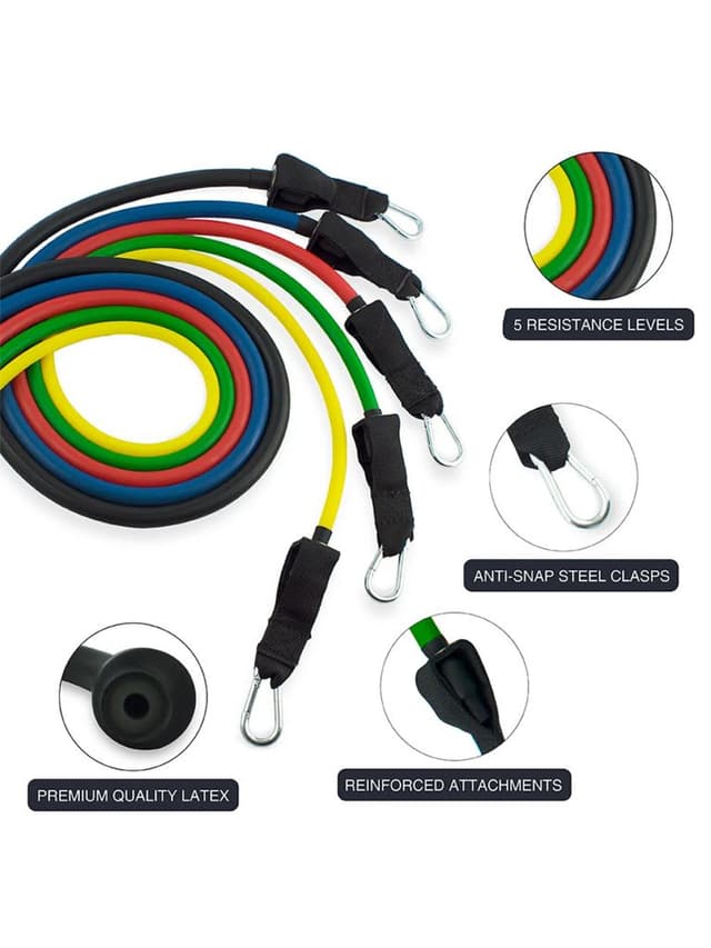 Generic Five Set Professional Grade Resistance Cables | Jomla.ae