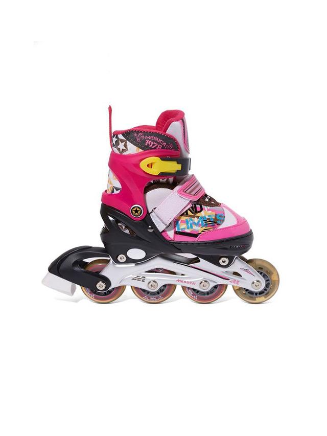 Mesuca Adjustable Inline Roller Skate | MCB21031 Pink Alum | Jomla.ae