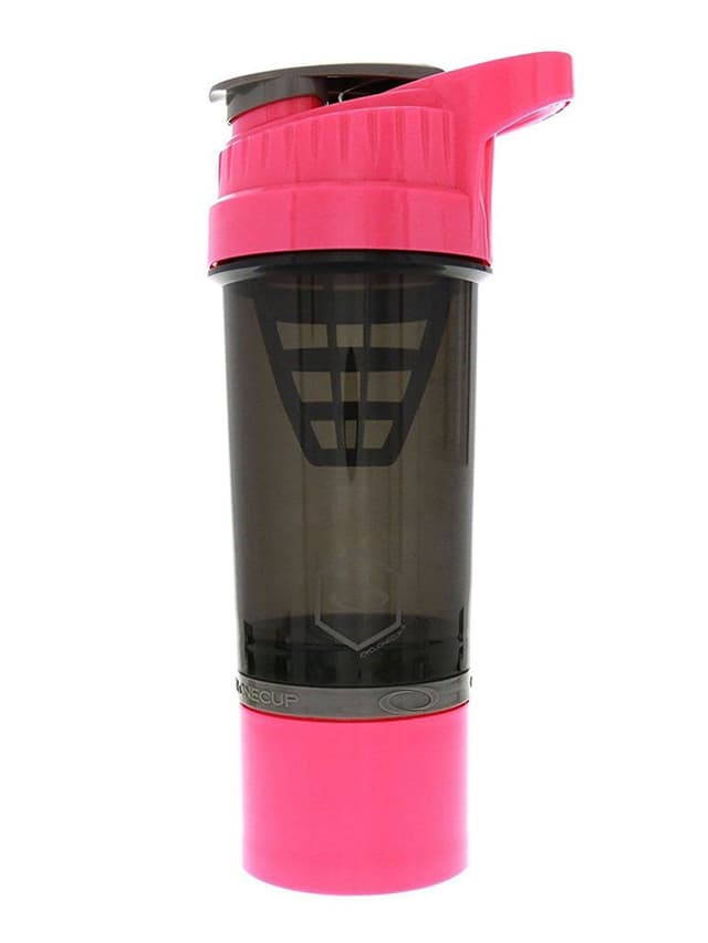 Cyclone Cup Protein Shaker Bottle with Compartment Color Smoked ...