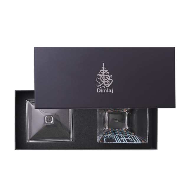 Order Dimlaj Asala Serving Bowl with Lid (Gold & Green) Now! | Jomla.ae