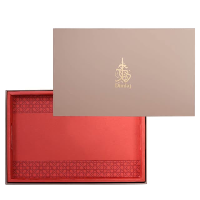Order Dimlaj Cordoba Large Serving Tray (Brick Color) Now! | Jomla.ae