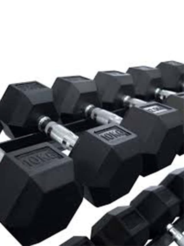Generic Hex Dumbbell Set With Dumbbell Rack | 2.5 to 15 KgÂ | Jomla.ae