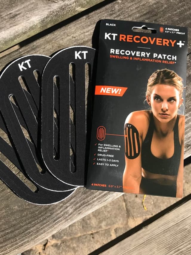 Order KT TAPE Recovery+ Color BlackQuantity 4 Patches Now! | Jomla.ae