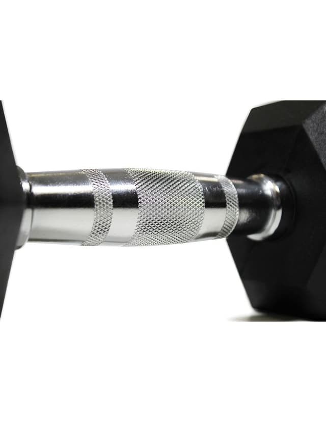 Order Liftdex Rubber Hex Dumbbell Pair Color BlackWeight 5 Kg Now ...