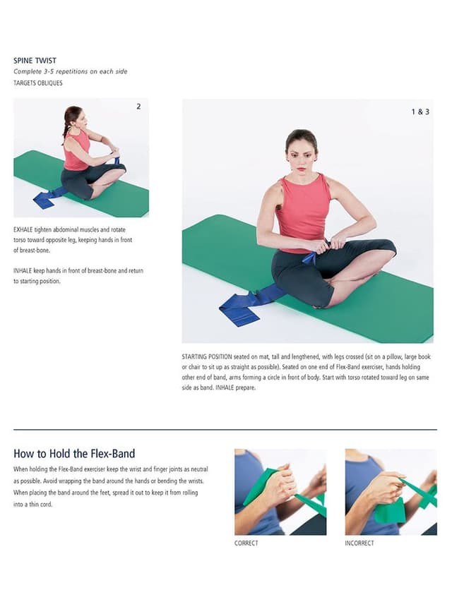 Merrithew Non-Latex Flex Band Color Lime | Jomla.ae