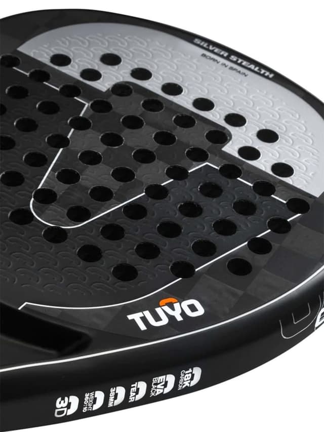 Order TUYO Silver Stealth Padel Racket Now! | Jomla.ae