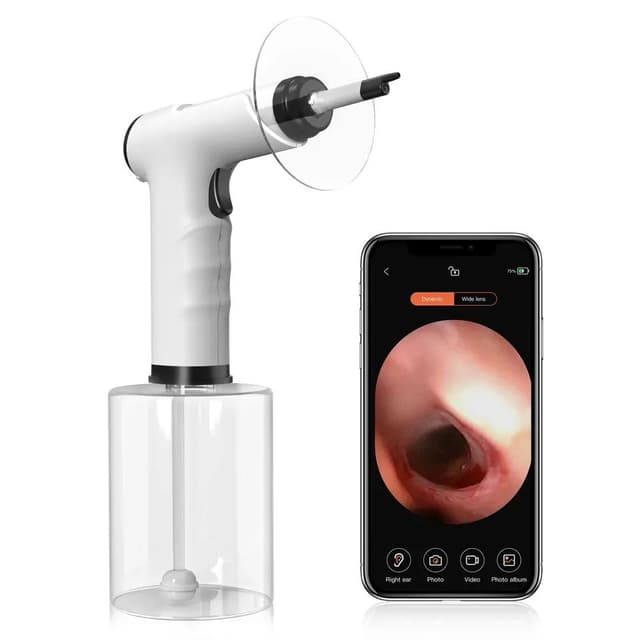 Handheld Smart Visual Ear Washing Machine W50 With 2MP HD Camera | Jomla.ae