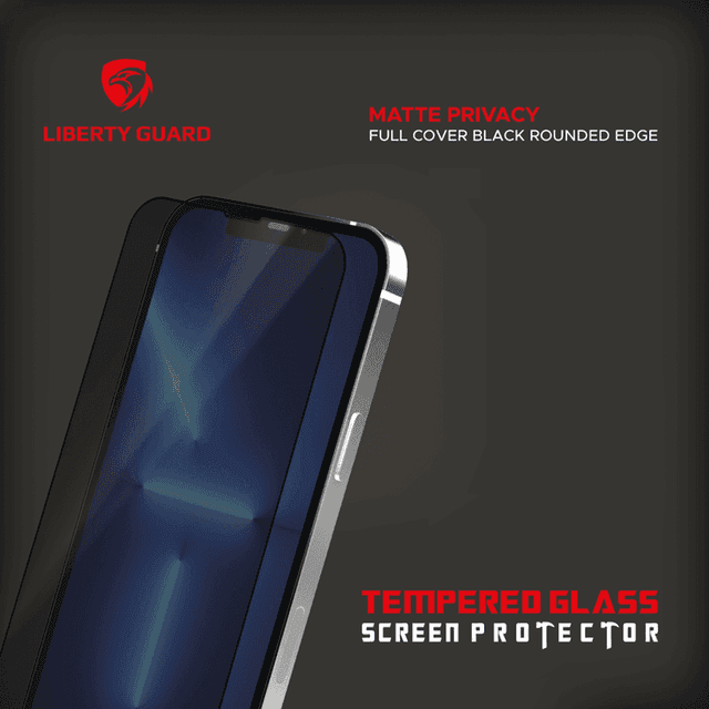 Order Liberty Guard 2.5D Matte Privacy Full Cover Rounded Edge Screen ...