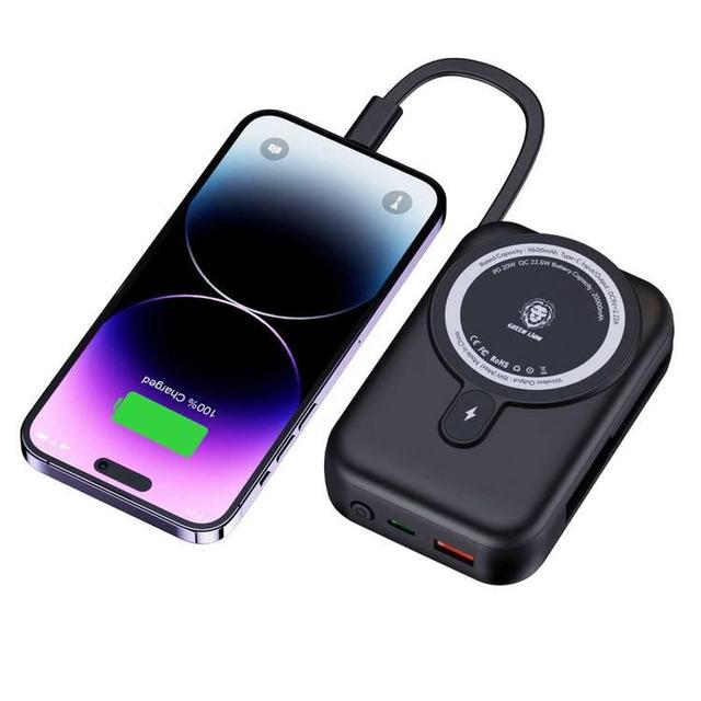 Order Green Lion Monaco Magsafe Power Bank 20000mAh PD+QC 22.5W - Black ...