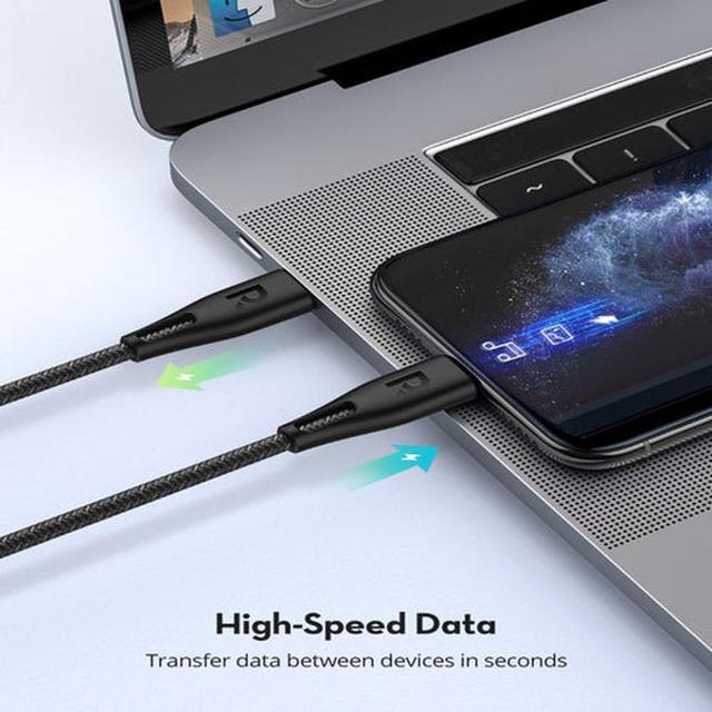 Order Ravpower RP-CB1017 Type-C To Lightning Cable 1.2m Nylon - Black ...