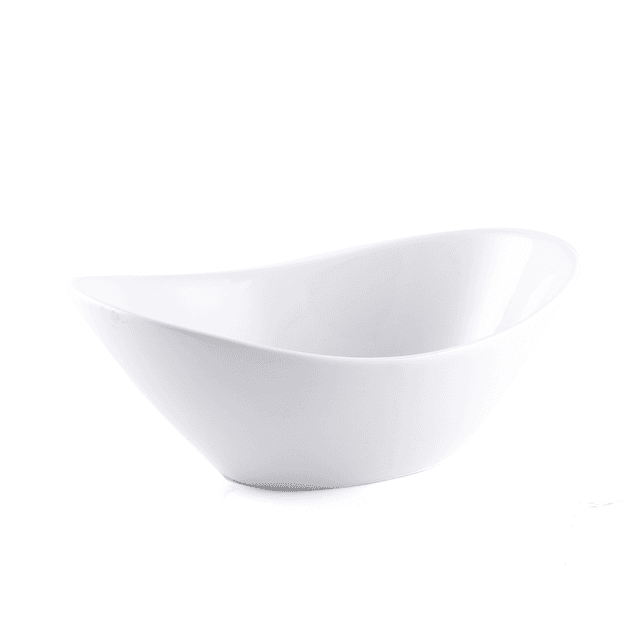 Order Porceletta Ivory Porcelain Oval Bowl 15 cm Now! | Jomla.ae