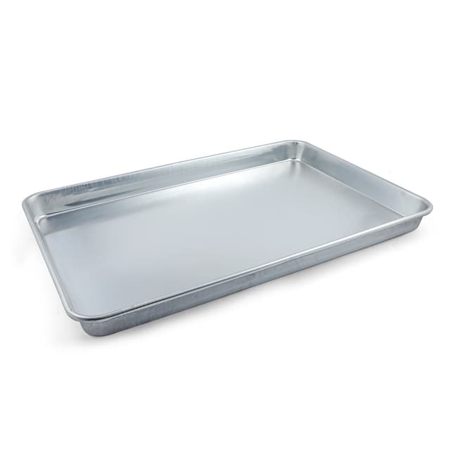 Silver Aluminium Bakery Tray 60 cm x 40 cm | Jomla.ae