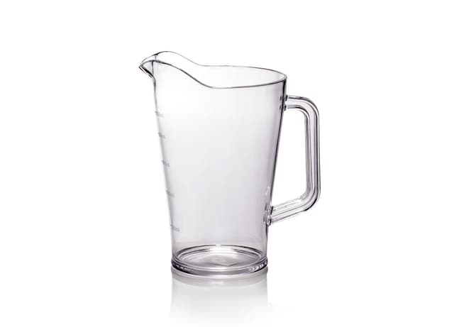 Order Transparent Measurment Acrylic Jug 1 Liter Now! | Jomla.ae