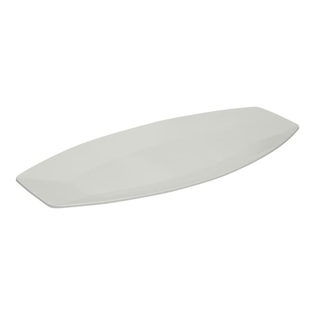 Order Vague Melamine Boat Plate 22" White Melamine Now! | Jomla.ae