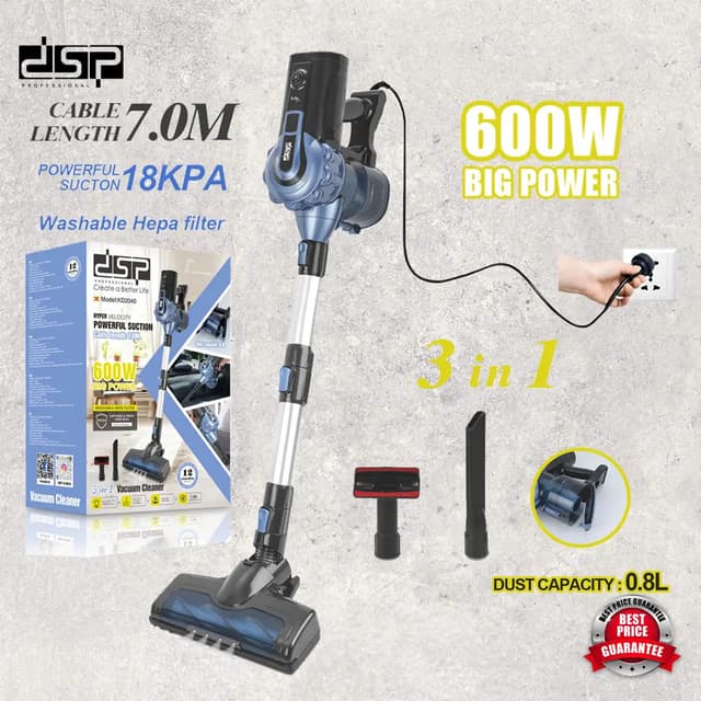 Order Dsp Professionals 600W Vacuum Cleaner Now! | Jomla.ae