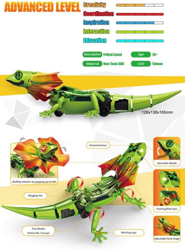 Proskit Frilled Lizard Robot GE-892 | Jomla.ae