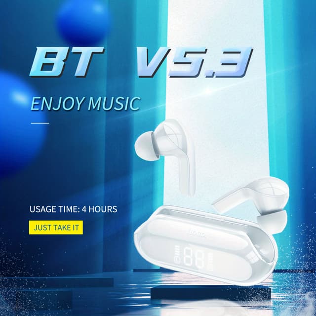 Hoco Crystal EW39 True Wireless Earphone | Jomla.ae