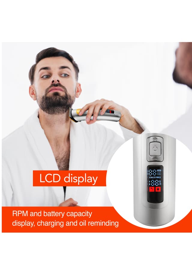 Geepas Professional Digital Hair Clipper , Hair Clipper With High ...