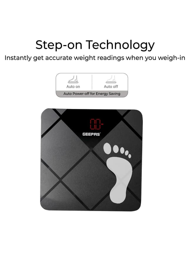 Order Geepas Digital Body Scale With Digital Display, Max Weight 180 ...