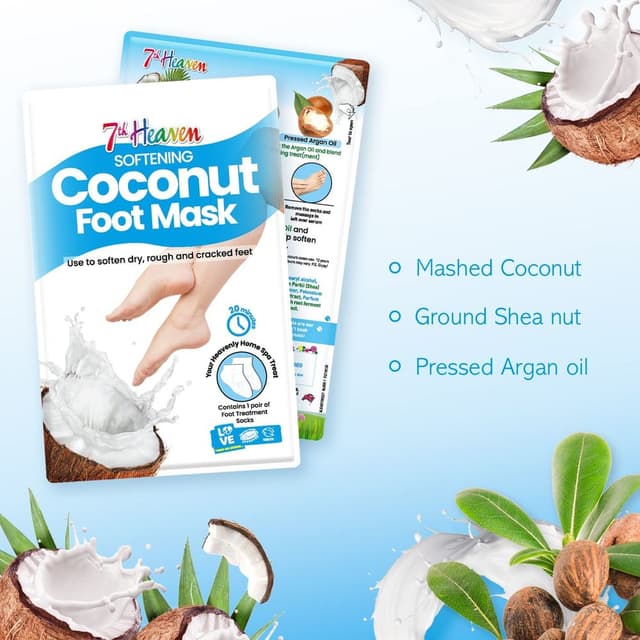 7th Heaven - Coconut Foot Mask | Jomla.ae